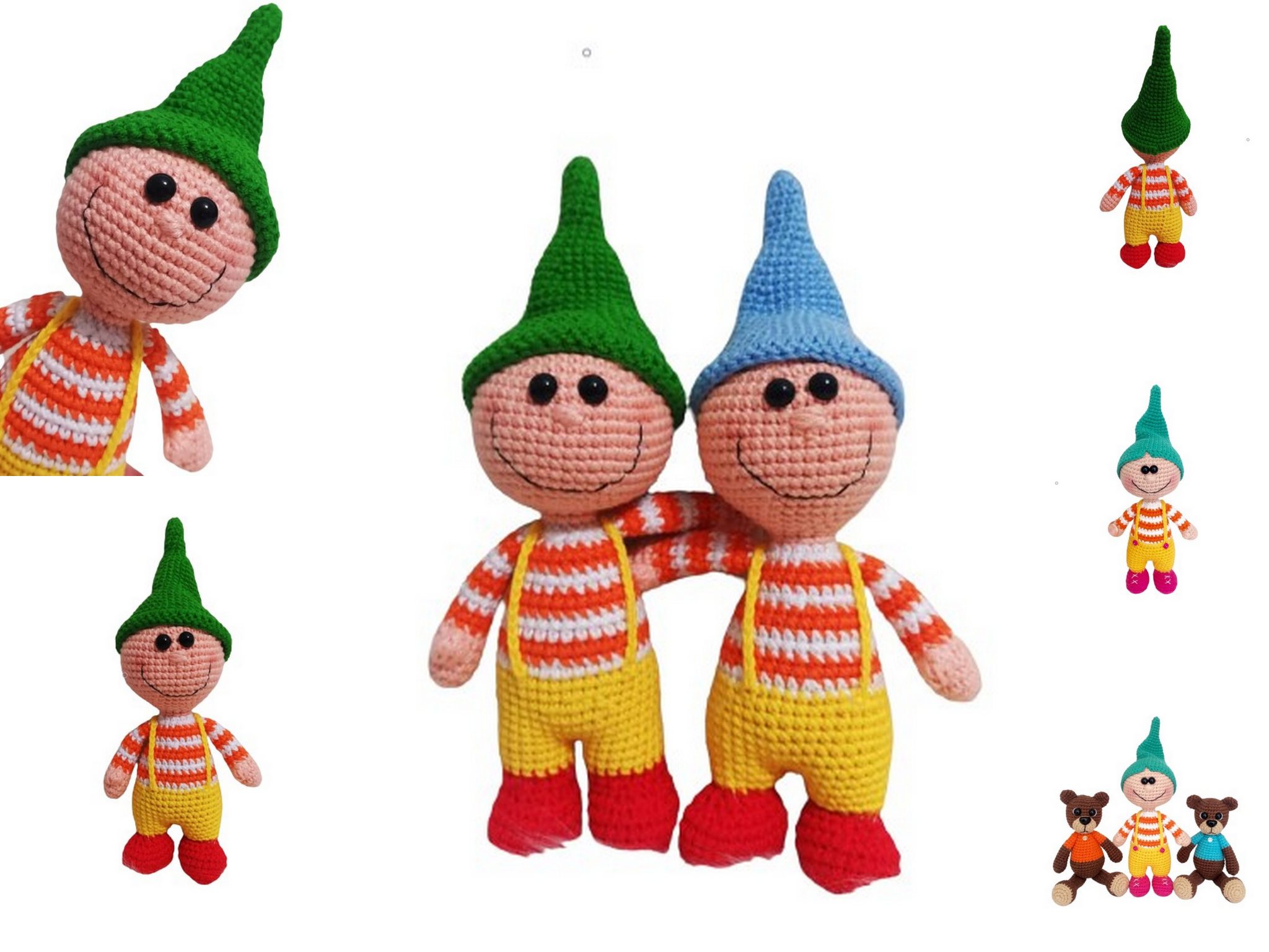 Cute Dwarf Amigurumi Free Pattern - Free Amigurumi Crochet Patterns