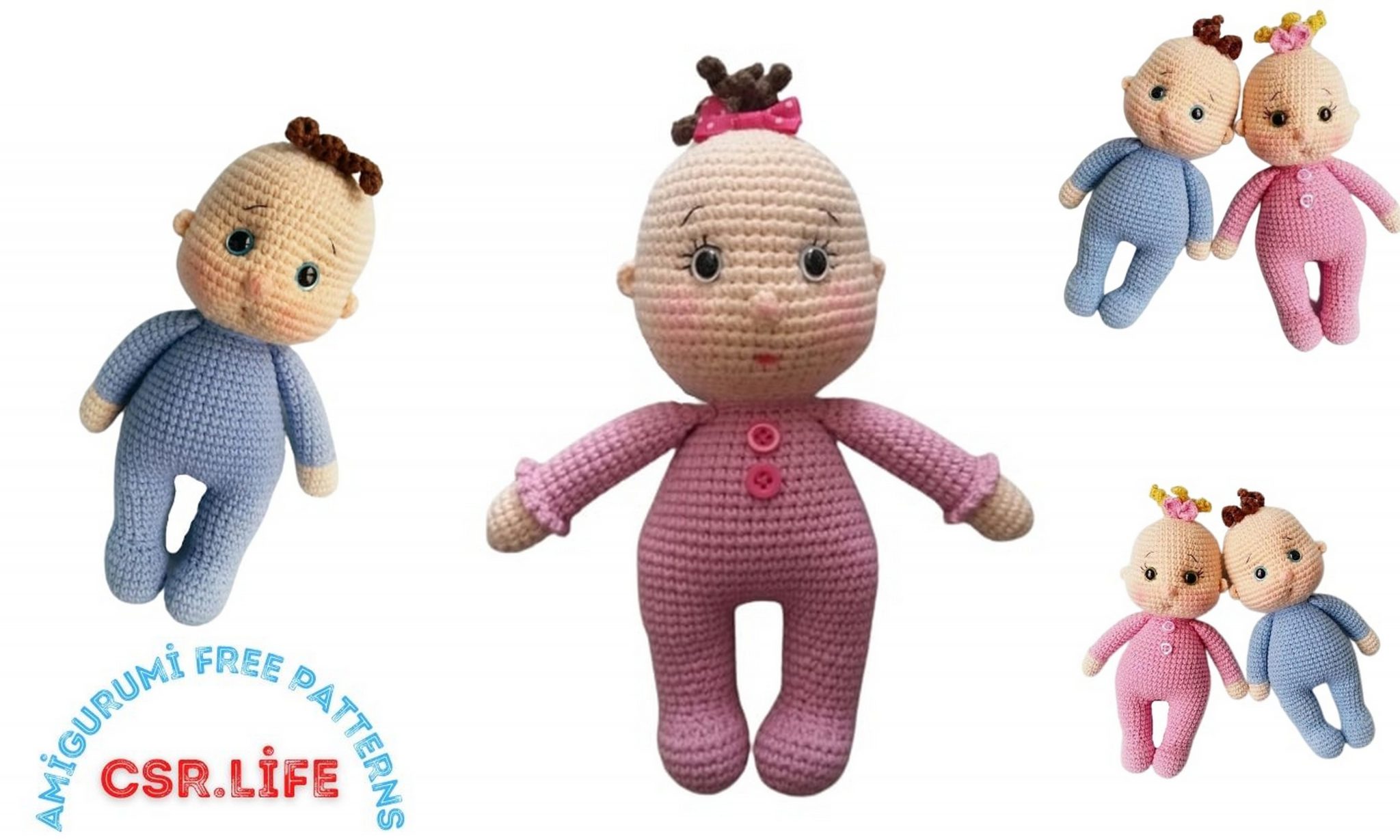 Amigurumi Little Baby Doll Free Crochet Pattern - Free Amigurumi ...