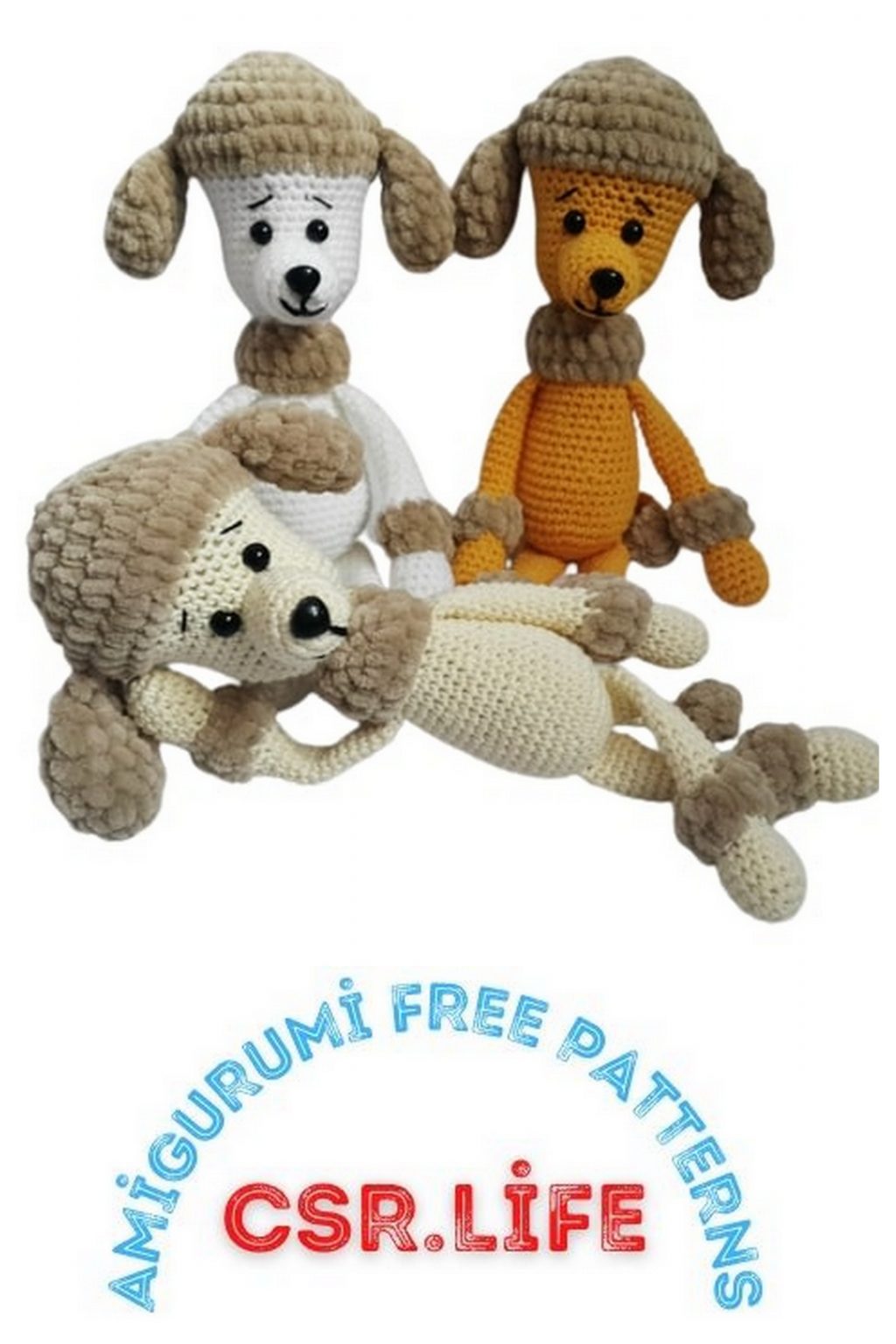 Amigurumi Dog Poodle Free Crochet Pattern - Free Amigurumi Crochet Patterns