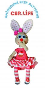 Spring Bunny Amigurumi Free Pattern - Free Amigurumi Crochet Patterns