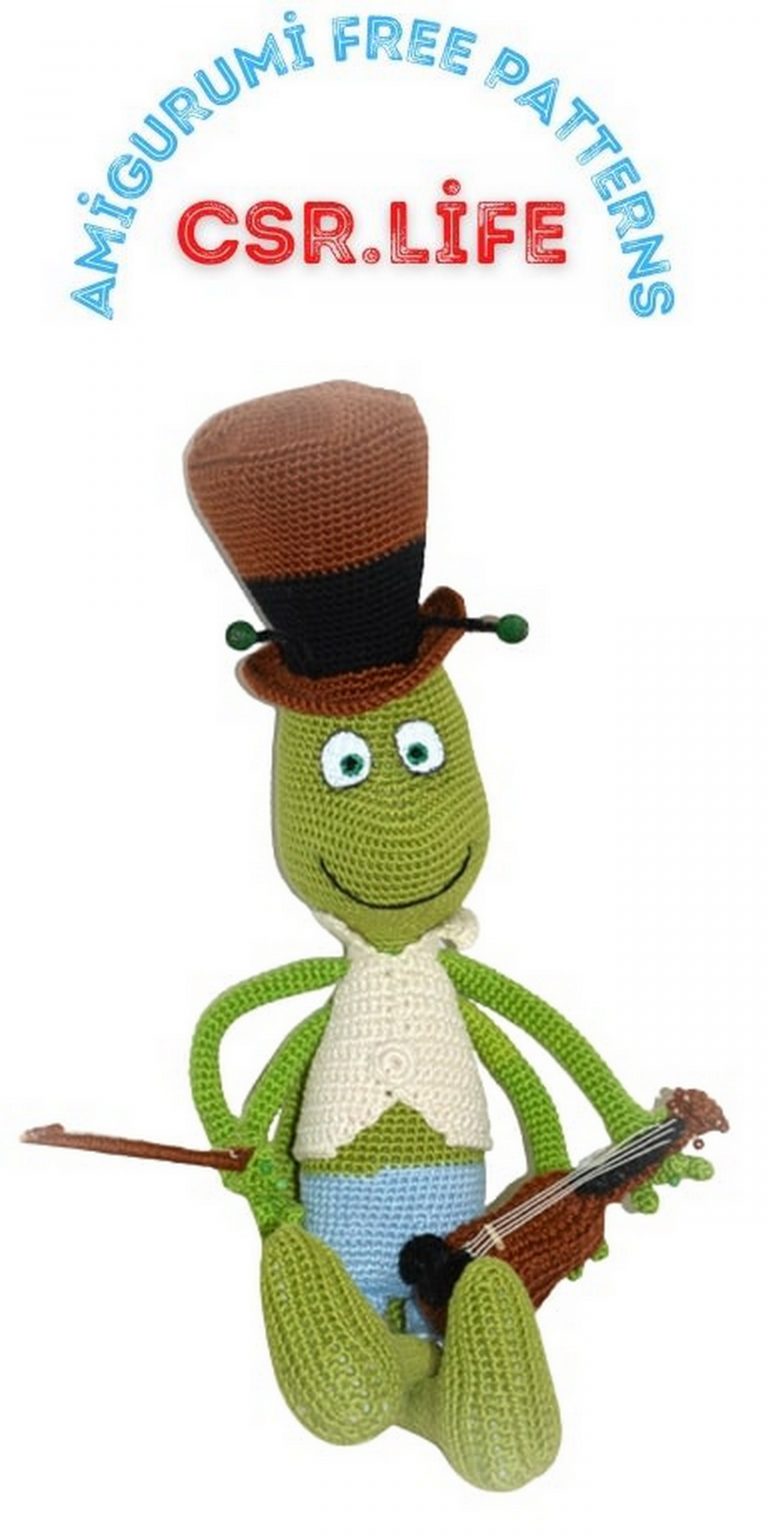 Cicada Flip Amigurumi Free Pattern - Free Amigurumi Crochet Patterns