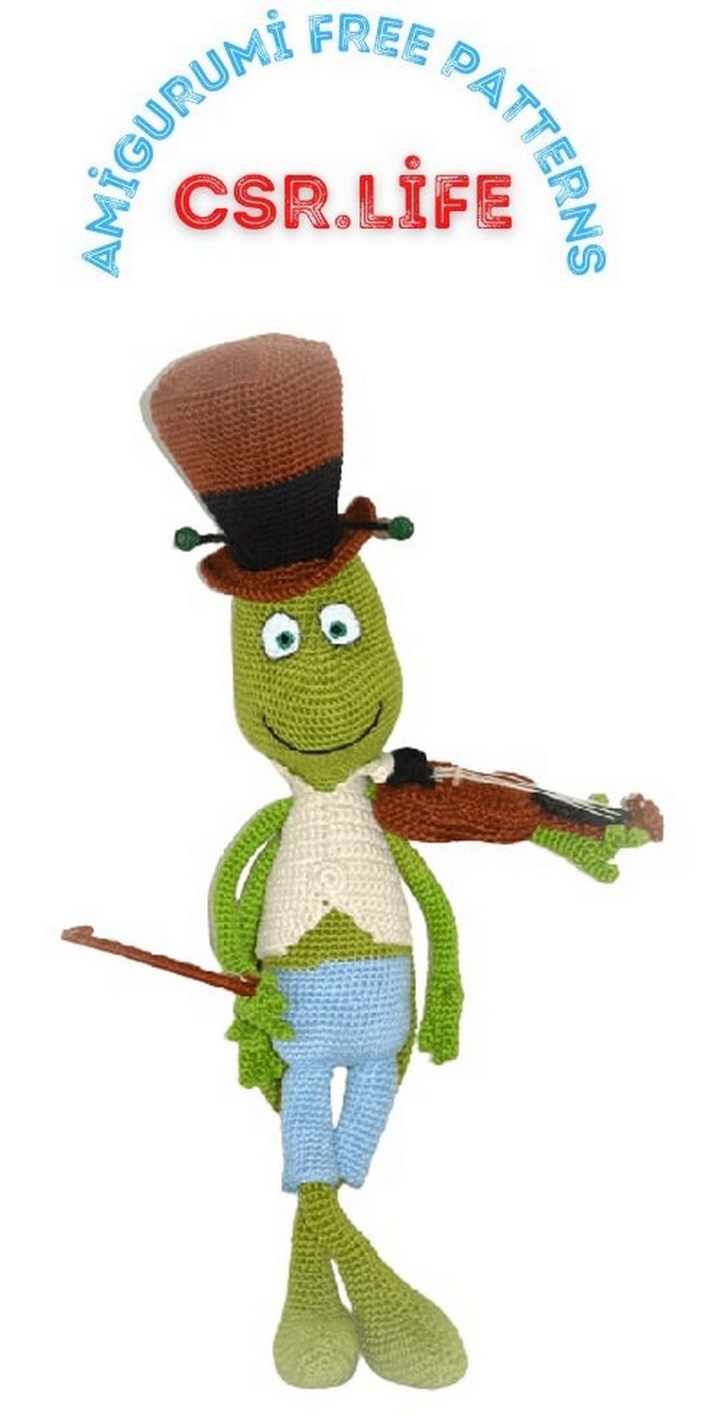 Cicada Flip Amigurumi Free Pattern - Free Amigurumi Crochet Patterns