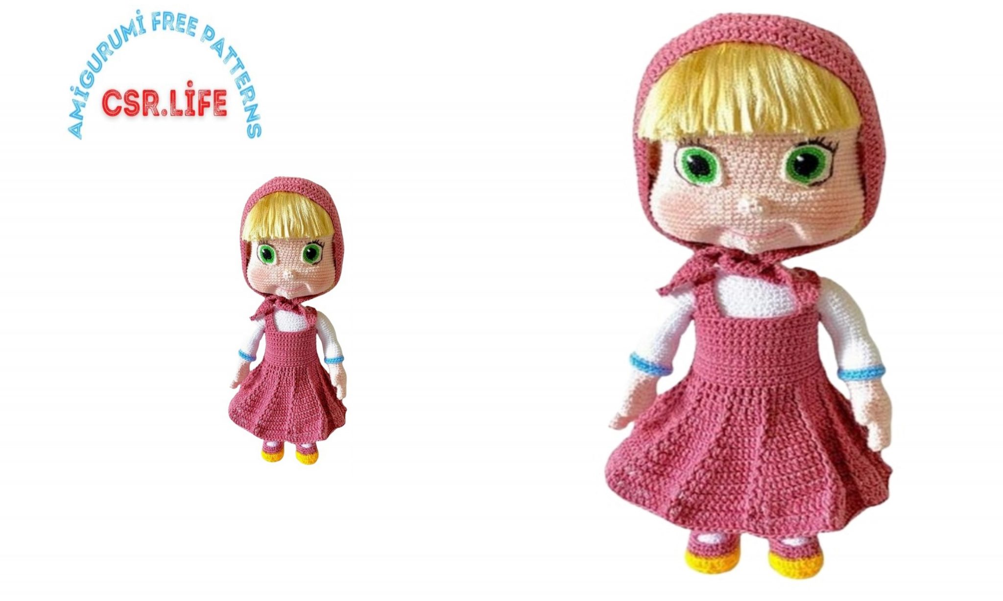 Masha Amigurumi Free Pattern - Free Amigurumi Crochet Patterns