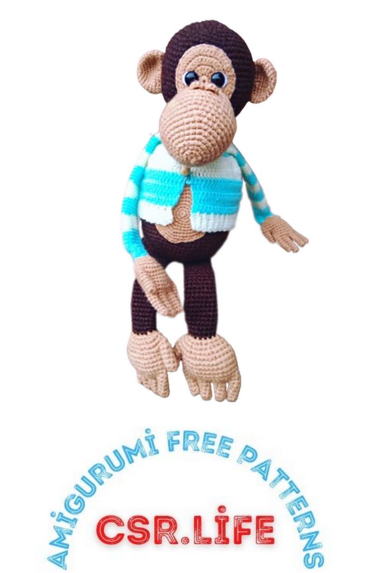 Free Amigurumi Monkey Momo Pattern - Free Amigurumi Crochet Patterns