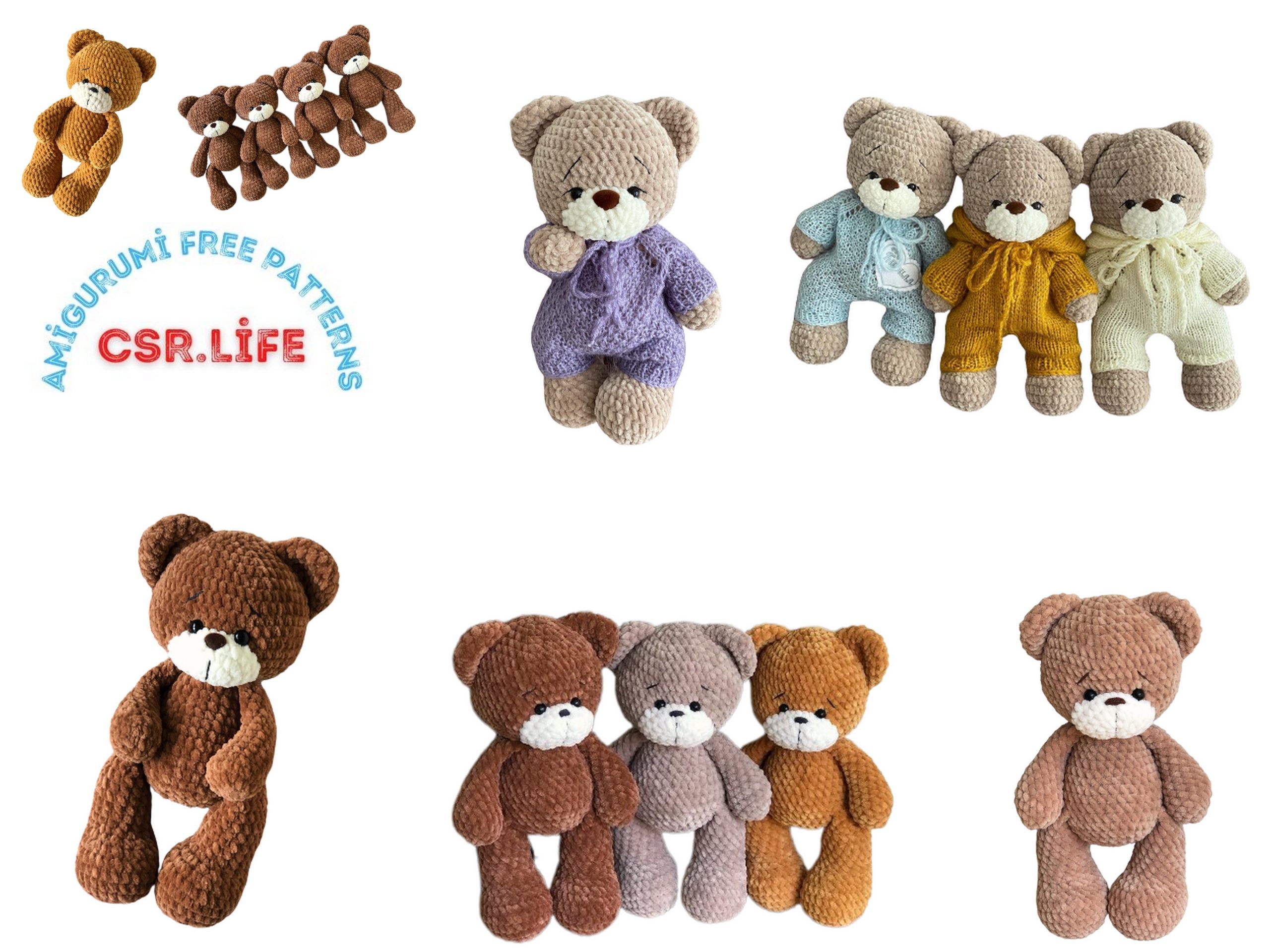 Teddy Bear Amigurumi: Create Your Own Cuddly Companion with Our Free ...