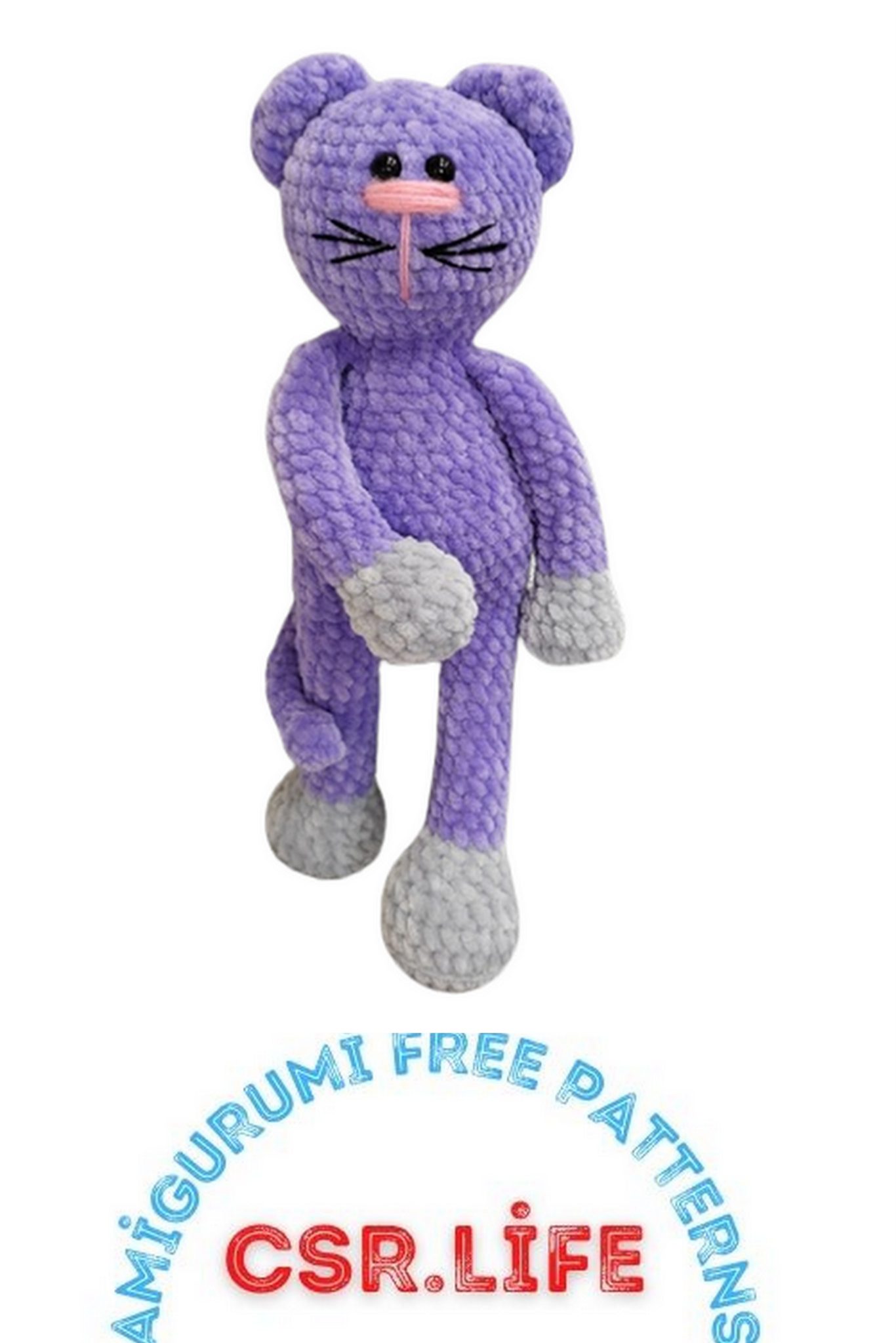 Free Scarfed Velvet Cat Amigurumi Pattern - Crochet Craft - Free ...
