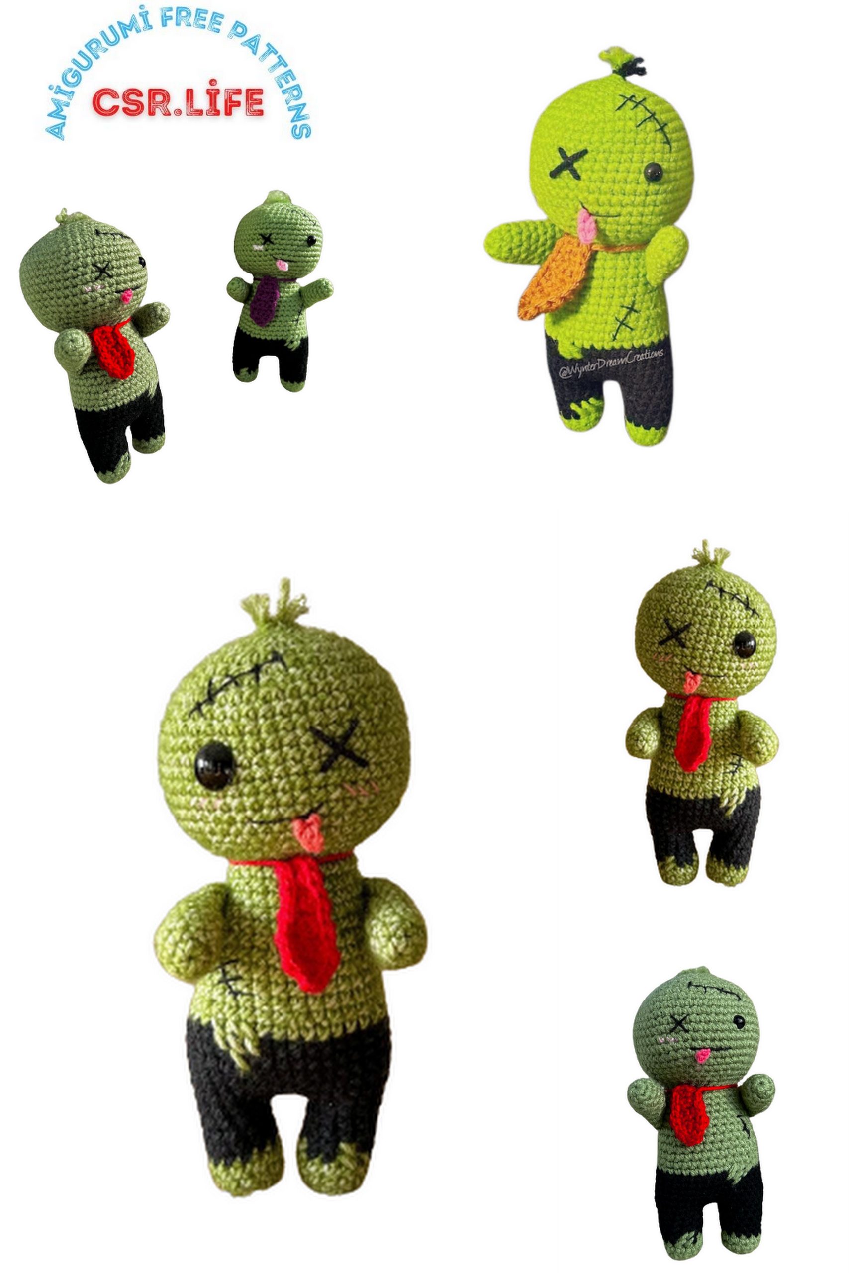 Halloween Zombie Amigurumi Free Pattern | Craft a Spooky, Cute Crochet ...