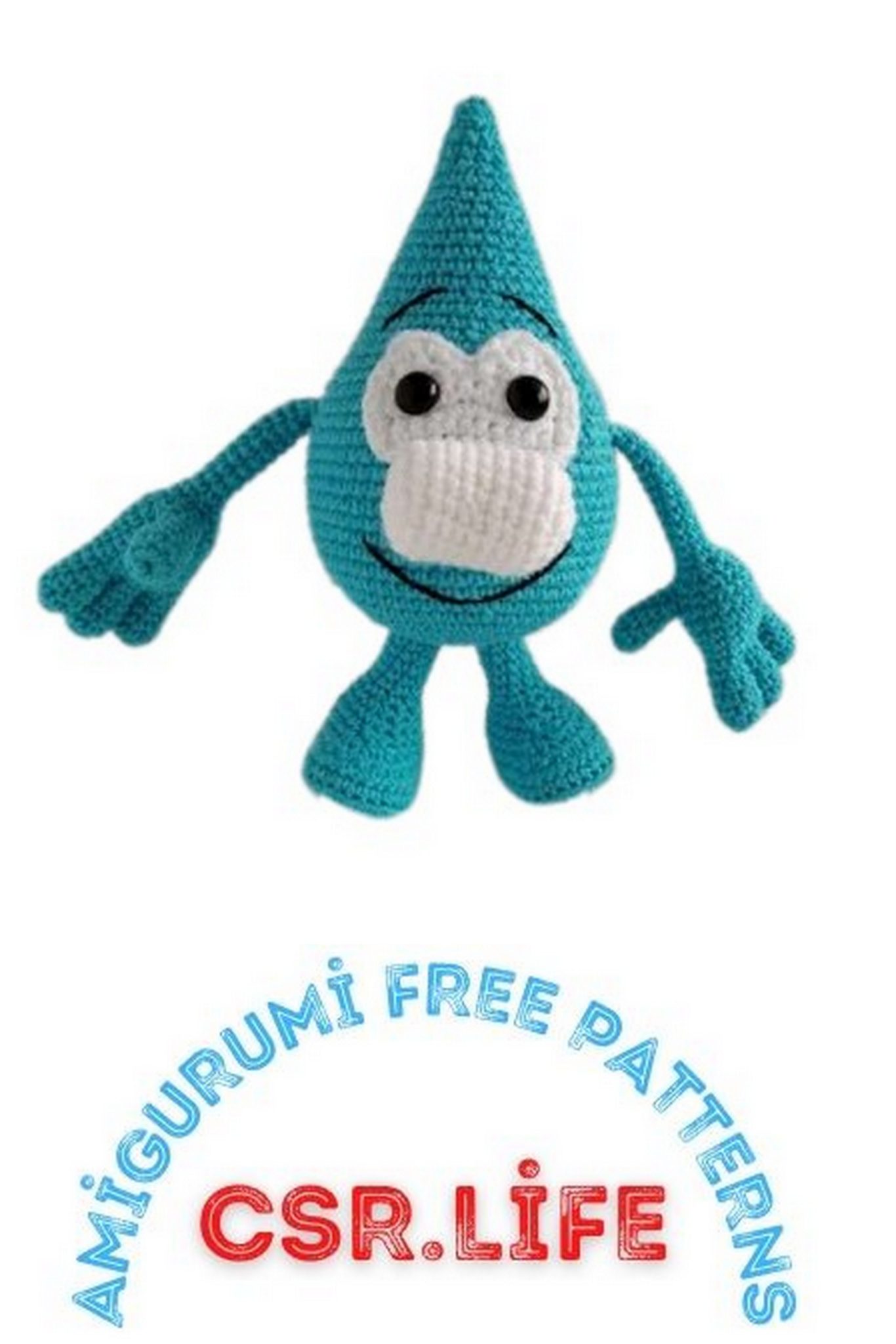 Raindrop Amigurumi Free Pattern - Create Your Own Cute Crochet Raindrop ...