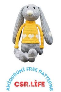 Bunny Bono Amigurumi Free Pattern | Step-by-Step Crochet Tutorial ...