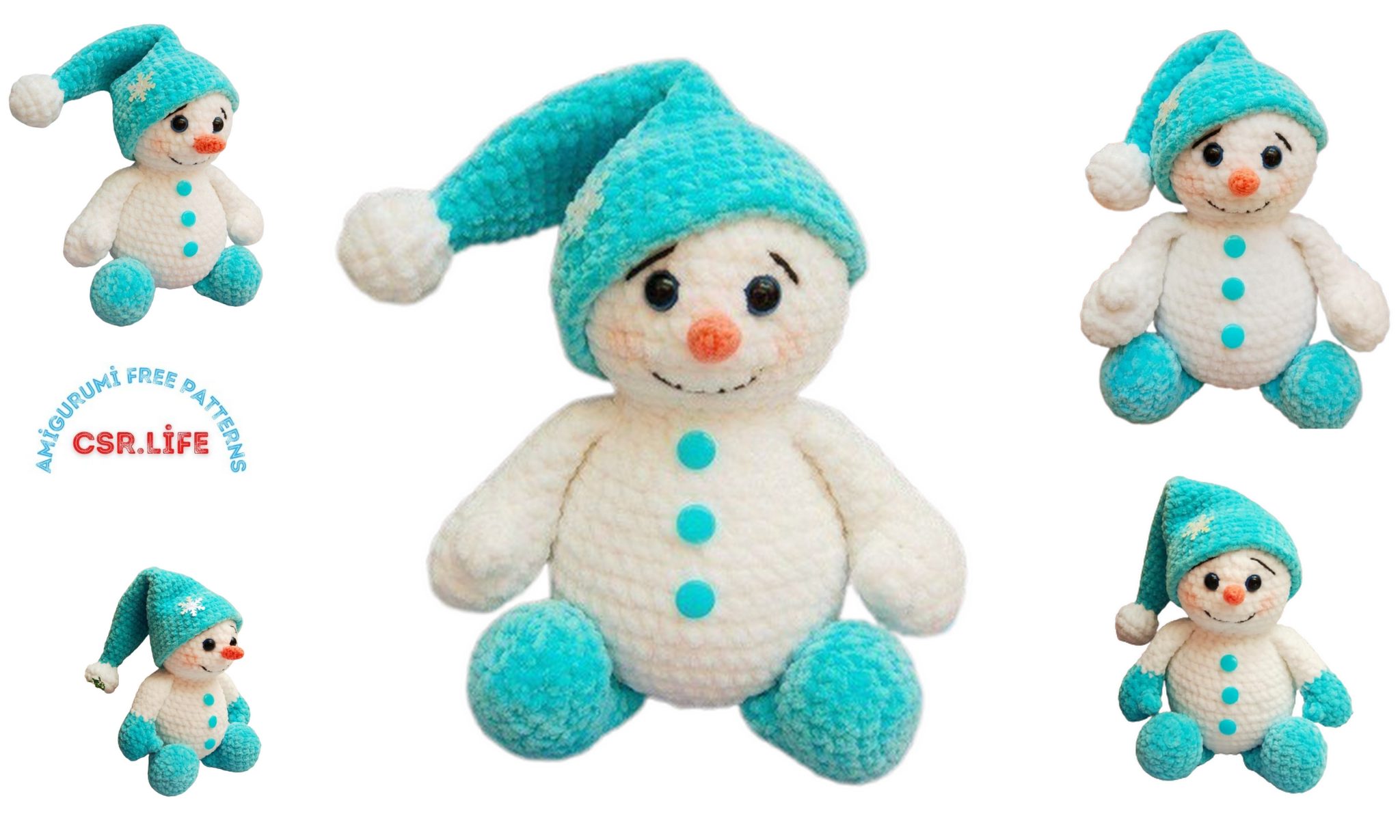Craft Joy with Our Christmas Snowman Amigurumi Free Pattern – A Festive ...