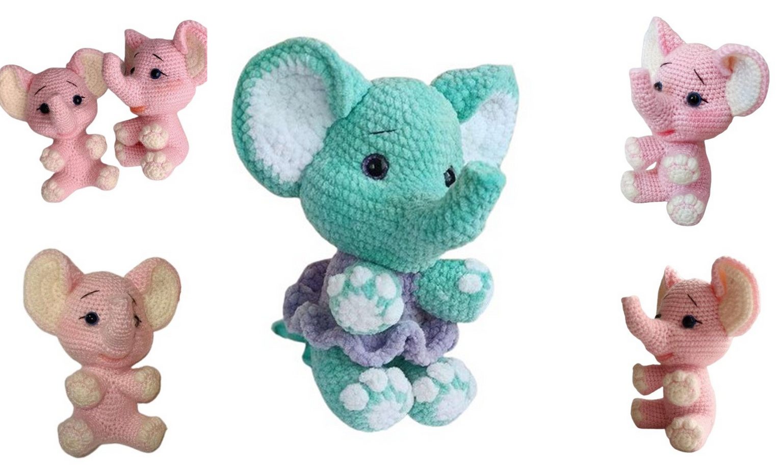Adorable Little Pink Elephant Amigurumi Free Pattern: Create Your Own ...
