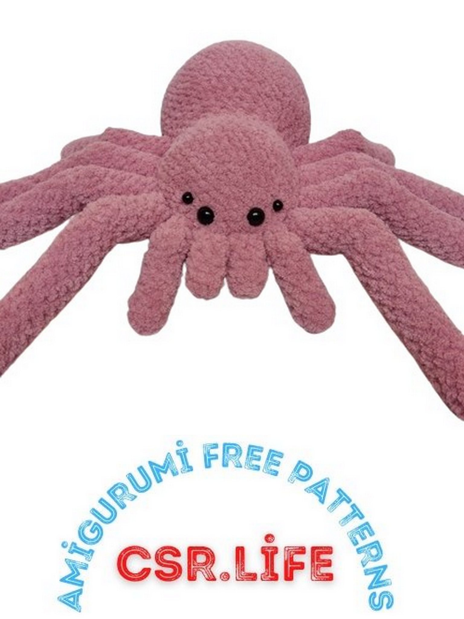Velvet Spider Amigurumi Free Pattern: Craft Your Own Creepy-Cute Arachnid! - Free Amigurumi ...