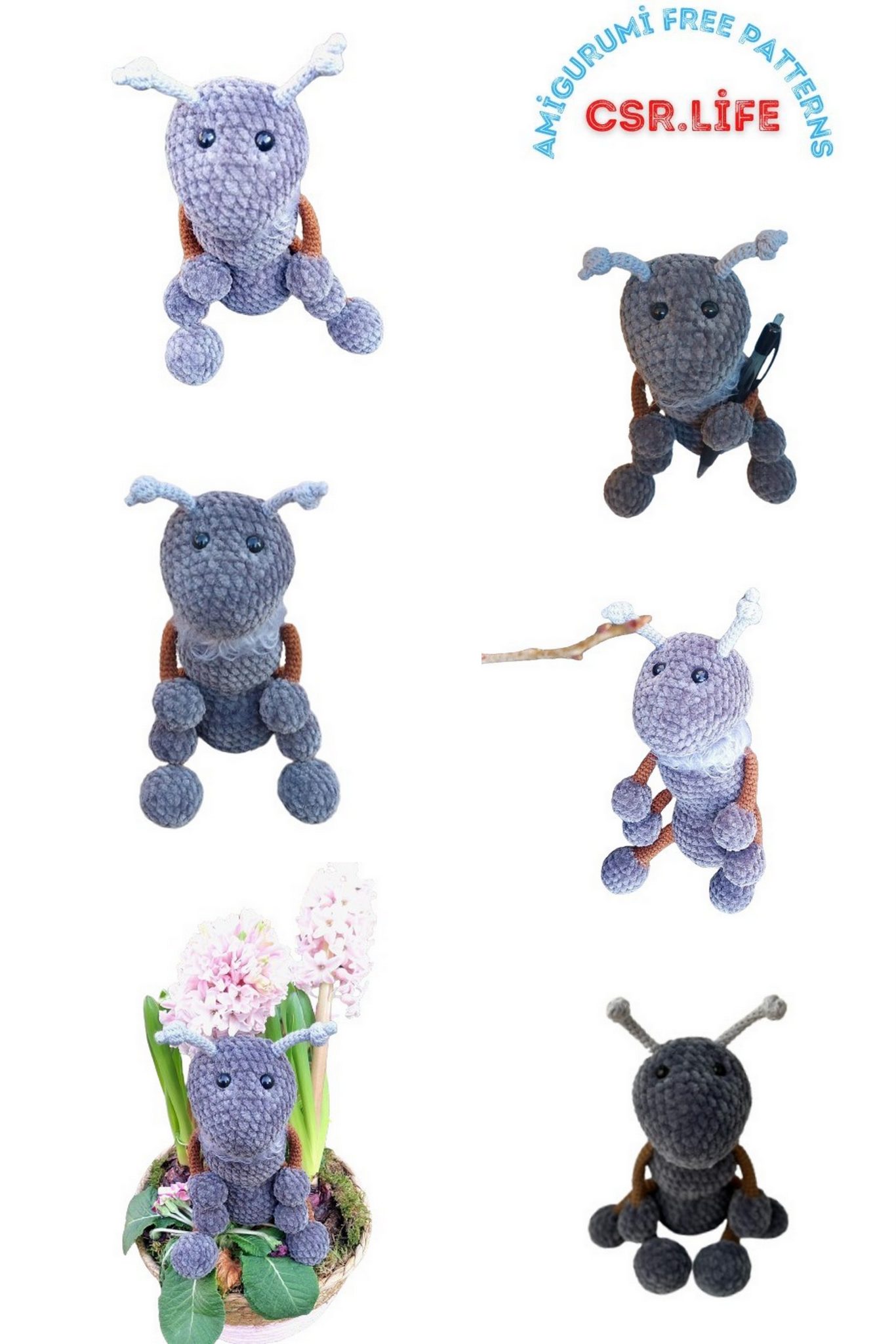 Cute Ant Amigurumi Free Pattern: Craft Your Tiny and Adorable Insect ...