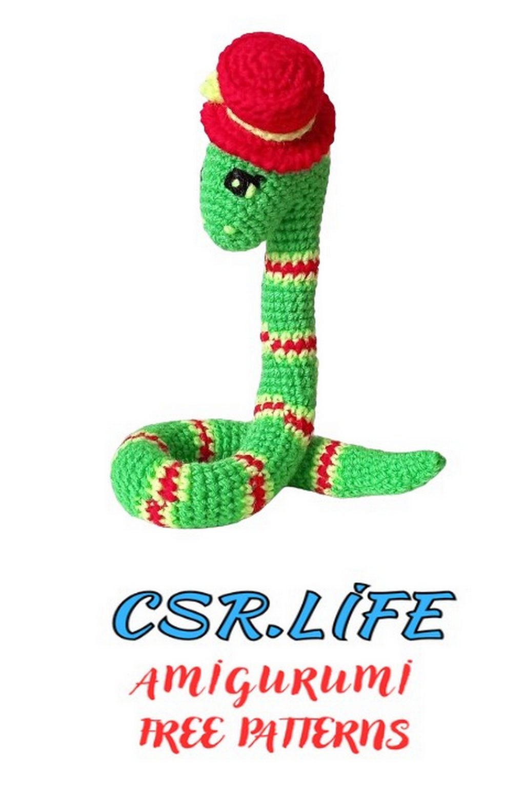 Hat Snake Amigurumi Free Pattern: Crochet Your Cozy Companion! - Free ...