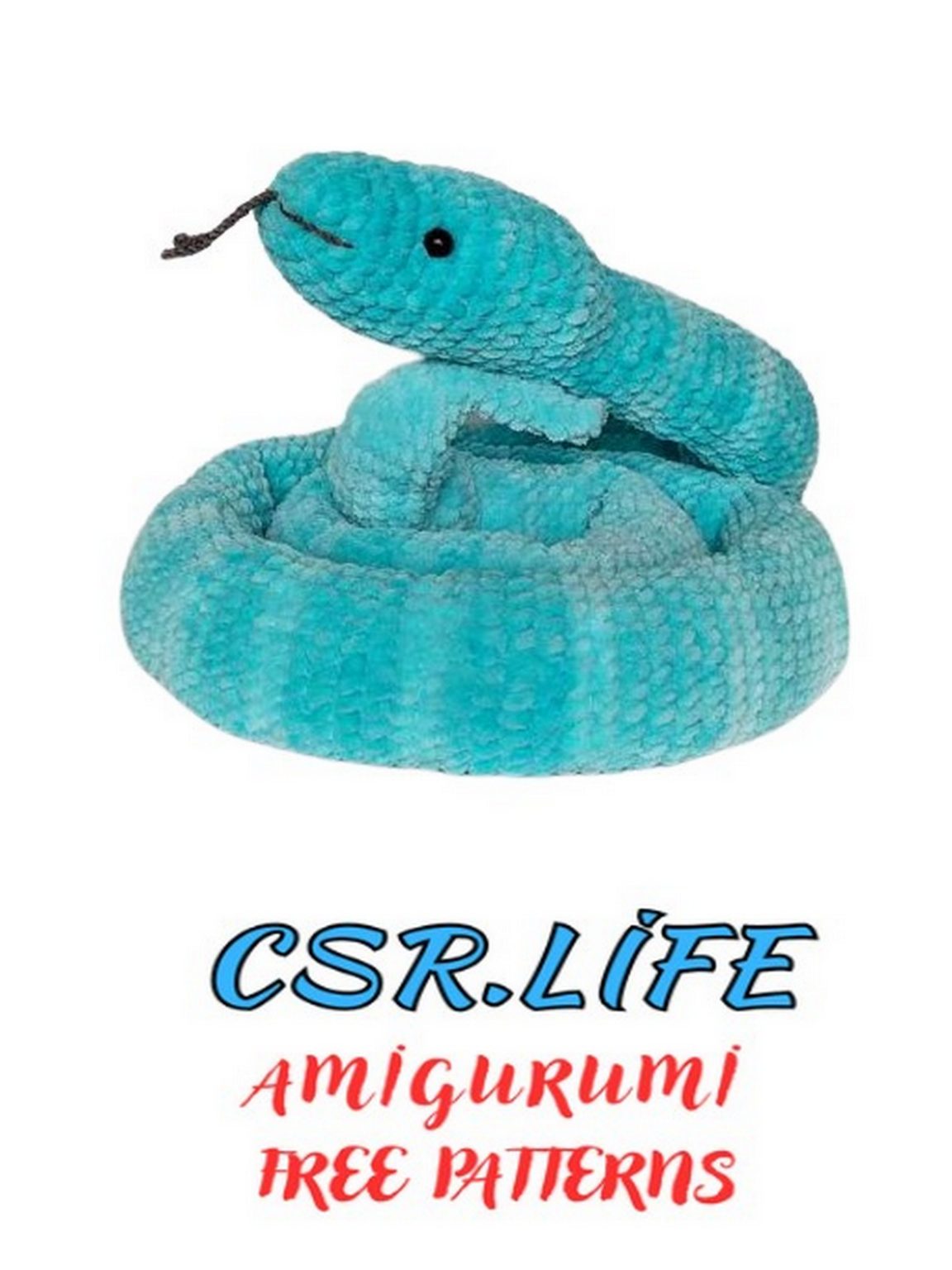 Free Velvet Snake Amigurumi Pattern - Crochet Your Own Cuddly Serpent ...