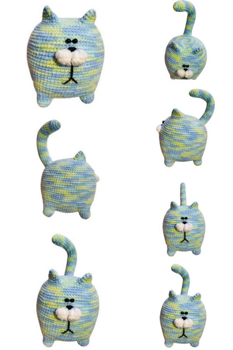 Plump and Playful: Fat Cat Amigurumi Free Crochet Pattern! - Free ...