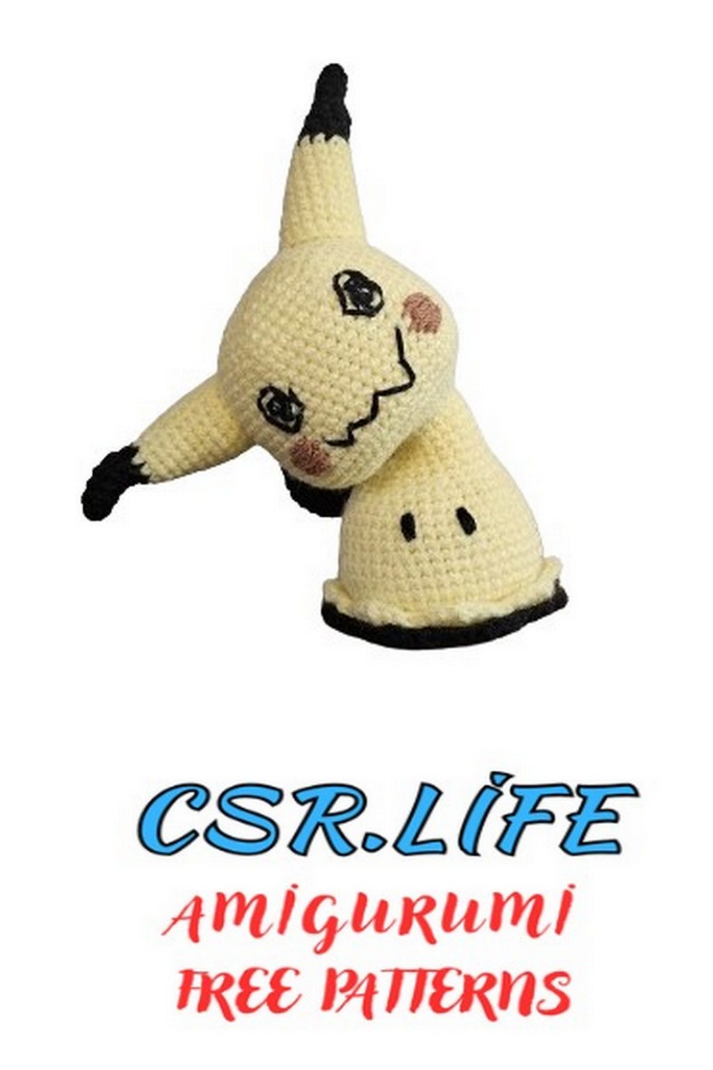 Free Mimikyu Pokemon Amigurumi Pattern - Cute and Easy Crochet Tutorial ...