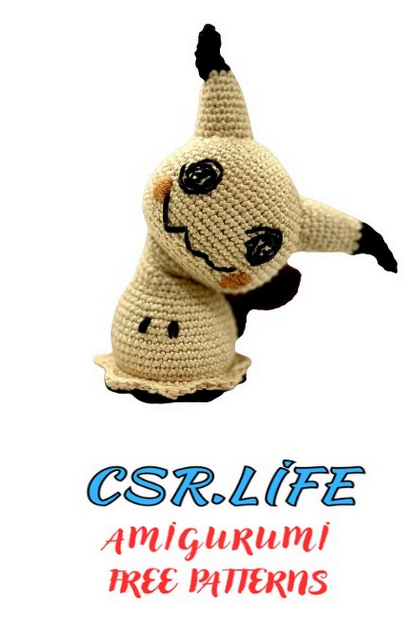 Free Mimikyu Pokemon Amigurumi Pattern - Cute and Easy Crochet Tutorial ...