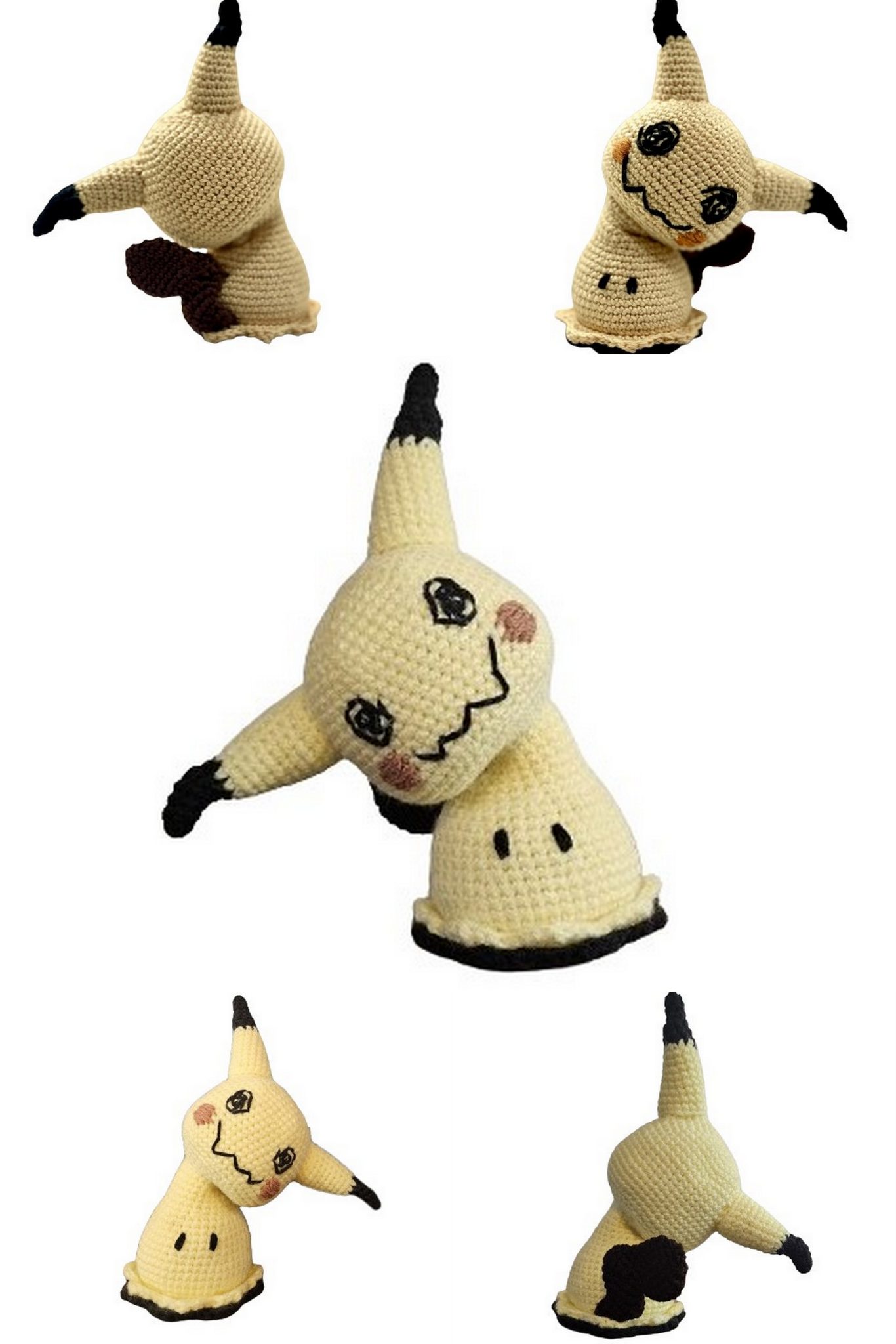 Free Mimikyu Pokemon Amigurumi Pattern - Cute and Easy Crochet Tutorial ...