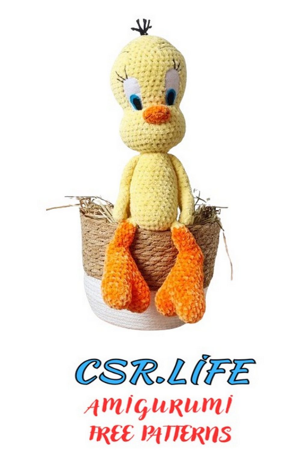 Cute Tweety Amigurumi Free Pattern - Crochet Tutorial - Free Amigurumi ...