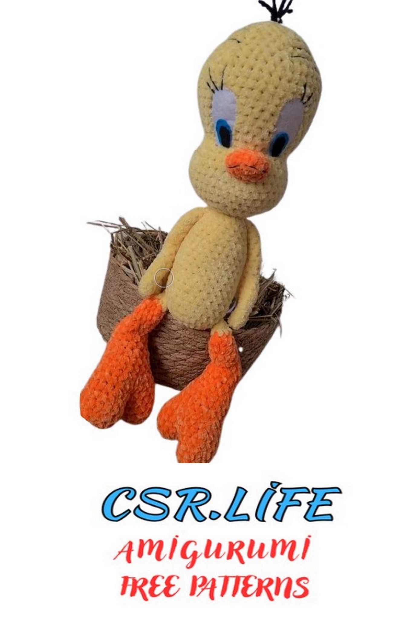 Cute Tweety Amigurumi Free Pattern - Crochet Tutorial - Free Amigurumi ...