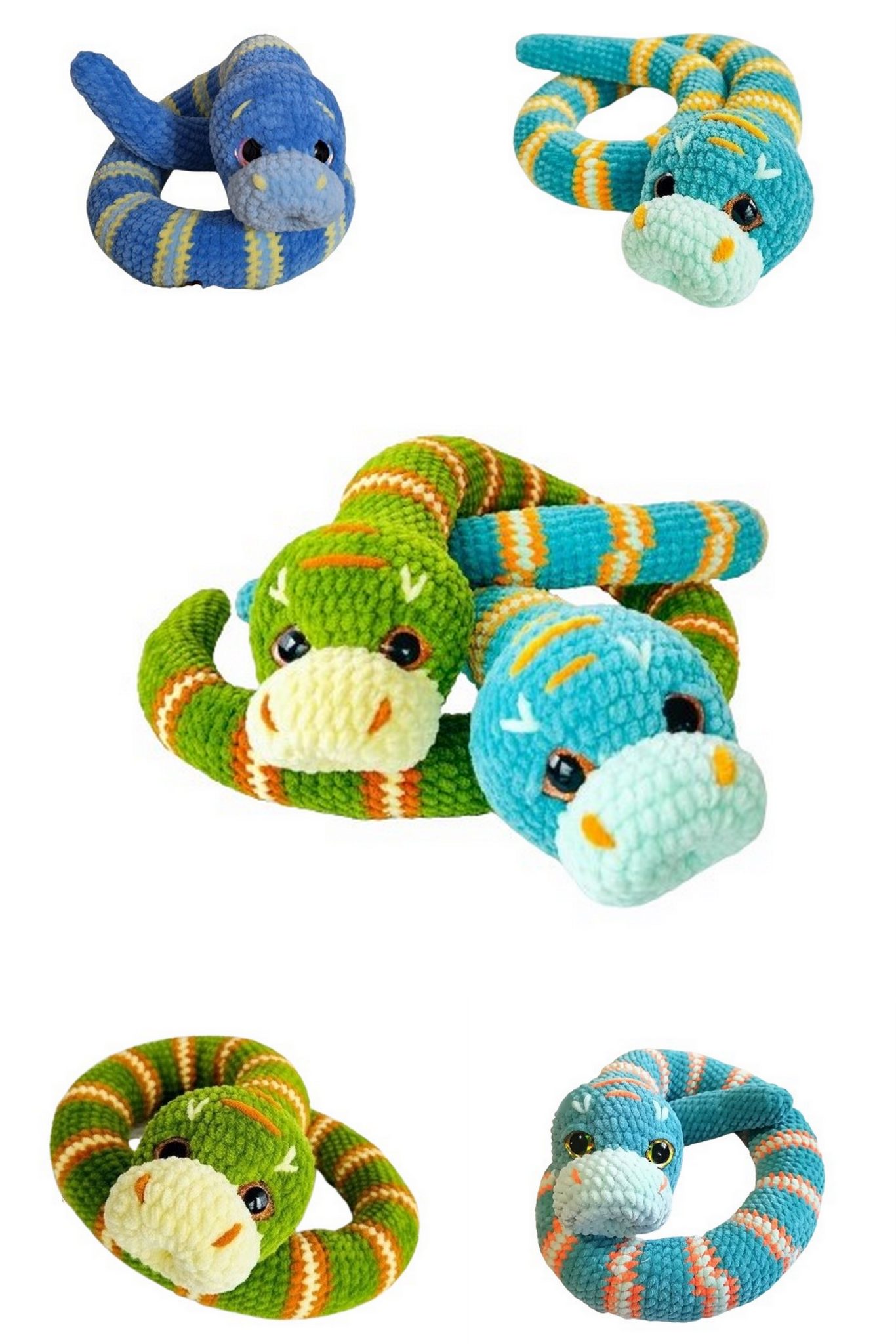 Snake Python Amigurumi Free Pattern - Crochet Tutorial - Free Amigurumi ...