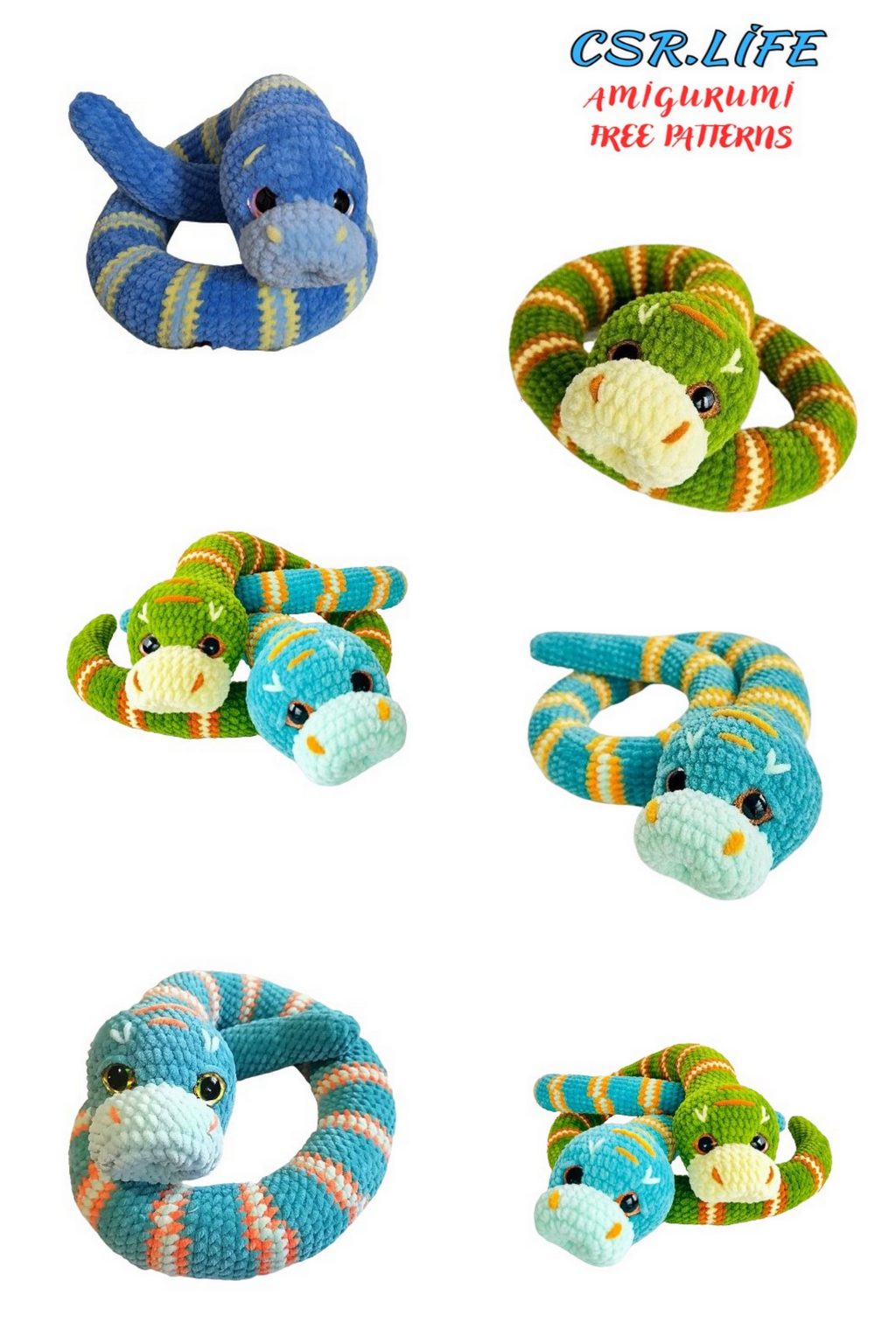 Snake Python Amigurumi Free Pattern - Crochet Tutorial - Free Amigurumi ...